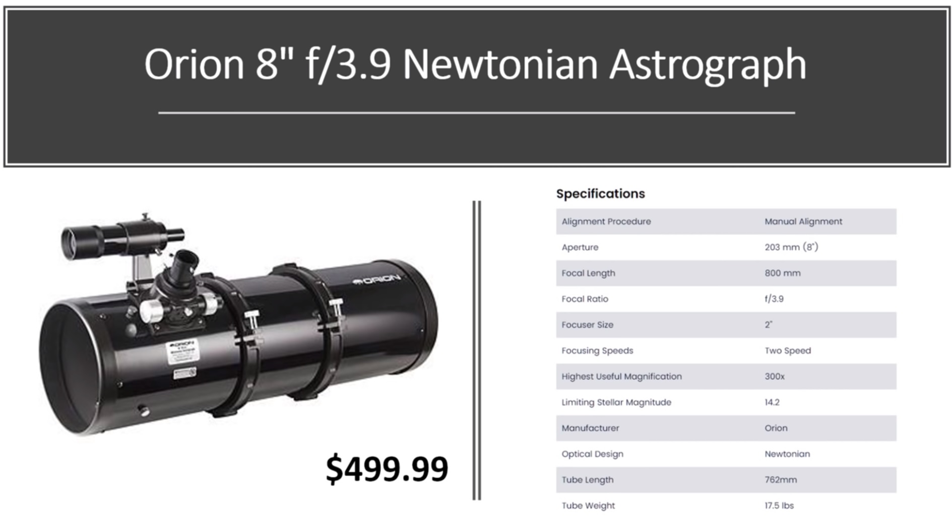 Best Affordable Telescope to Start Astrophotography!? – Wido's AstroForum